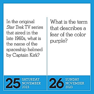365 Days of Amazing Trivia! Page-A-Day Calendar 2023: The World's Bestselling Trivia Calendar