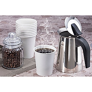 NYHI 8 oz Paper Cups - 300-Pack, Paper Cups for Water Dispenser, Coolers, Coffee, Teas, Party, Hot/Cold Beverage Disposable Drinking Paper Coffee Cups Suitable for Home, Office, and Coffee Rooms