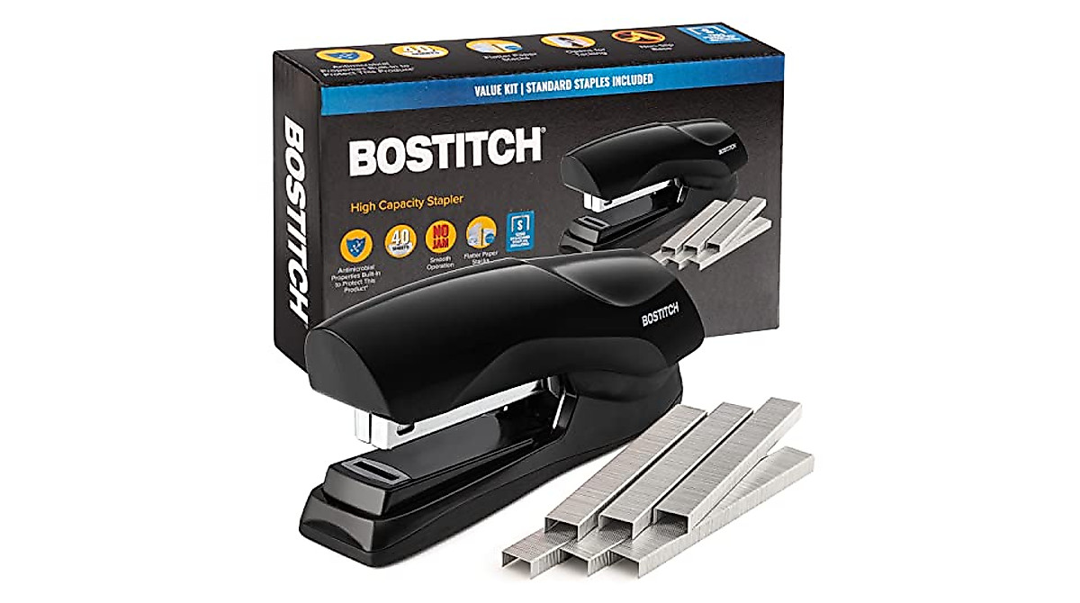 Bostitch Heavy Duty 40 Sheet Desk Stapler + 1260 Staples