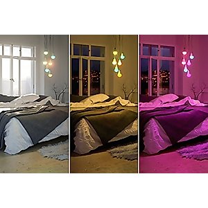 ilumi Bluetooth Smart LED A19 Light Bulb, 2nd Generation - Smartphone Controlled Dimmable Multicolored Color Changing Light - Works with iPhone, iPad, Android Phone and Tablet