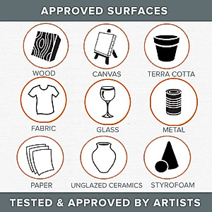 DecoArt DASK268 Dazzling Metallics Sample Pack