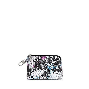 Baggallini womens On the Go Daily RFID Pouch, Abstract Cheetah Print, One Size US
