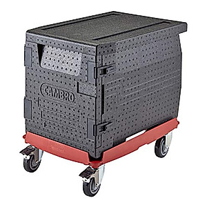 Cambro CDC300358 Camdolly Compact For EPP Front and Top Loaders Red Case of 1