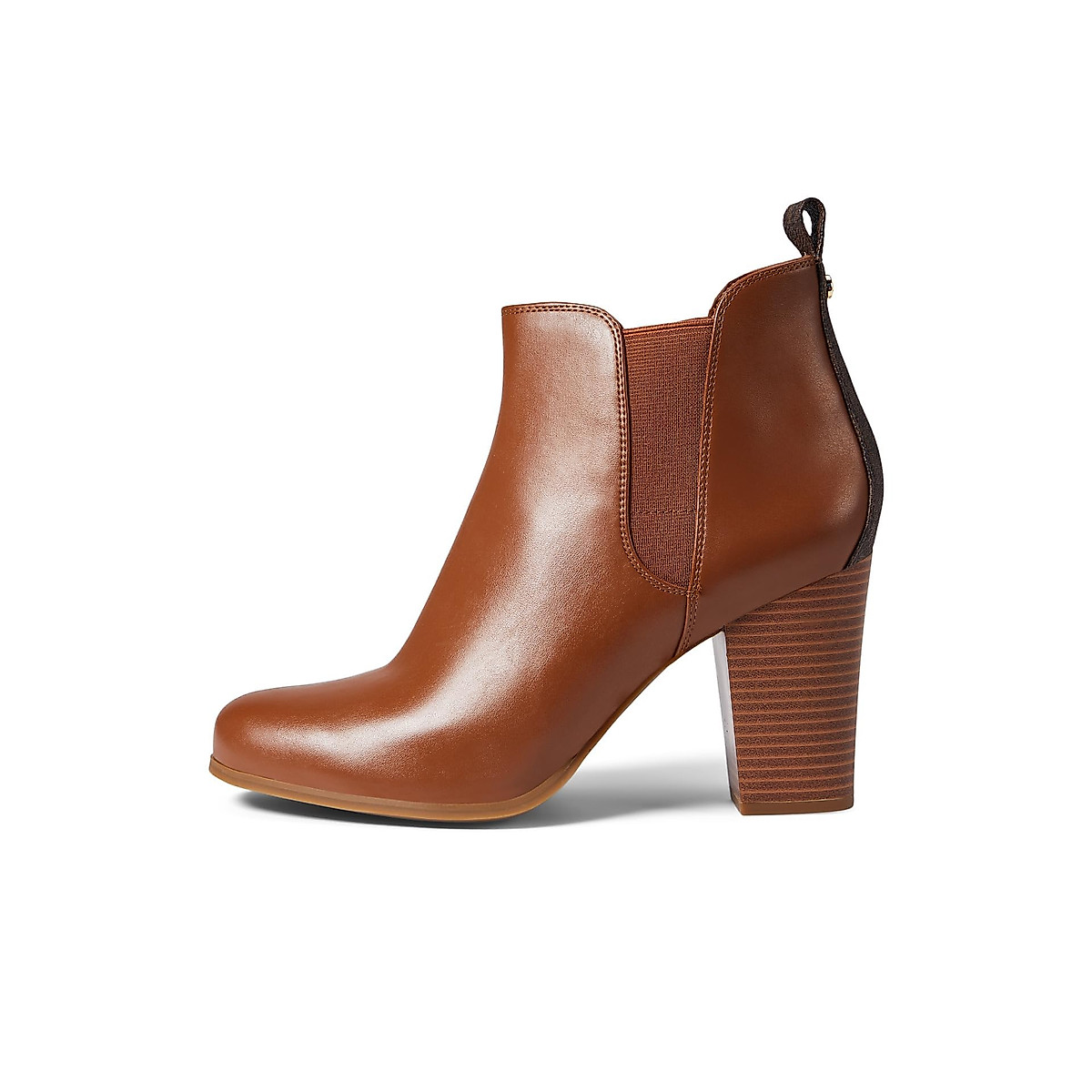 Michael Kors Evaline Heeled Bootie Luggage 7 M