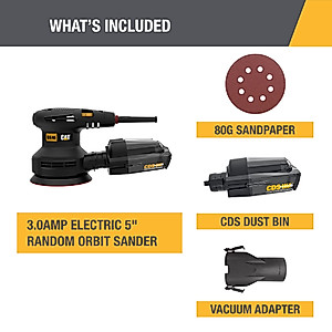 Cat® 5” Random Orbit Sander 3.0-AMP - DX46U