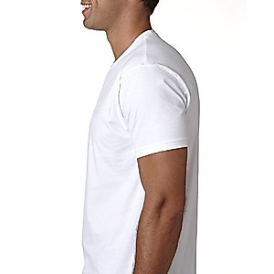 Next Level Mens Premium Fitted Short-Sleeve Crew T-Shirt - Large - Heather Grey