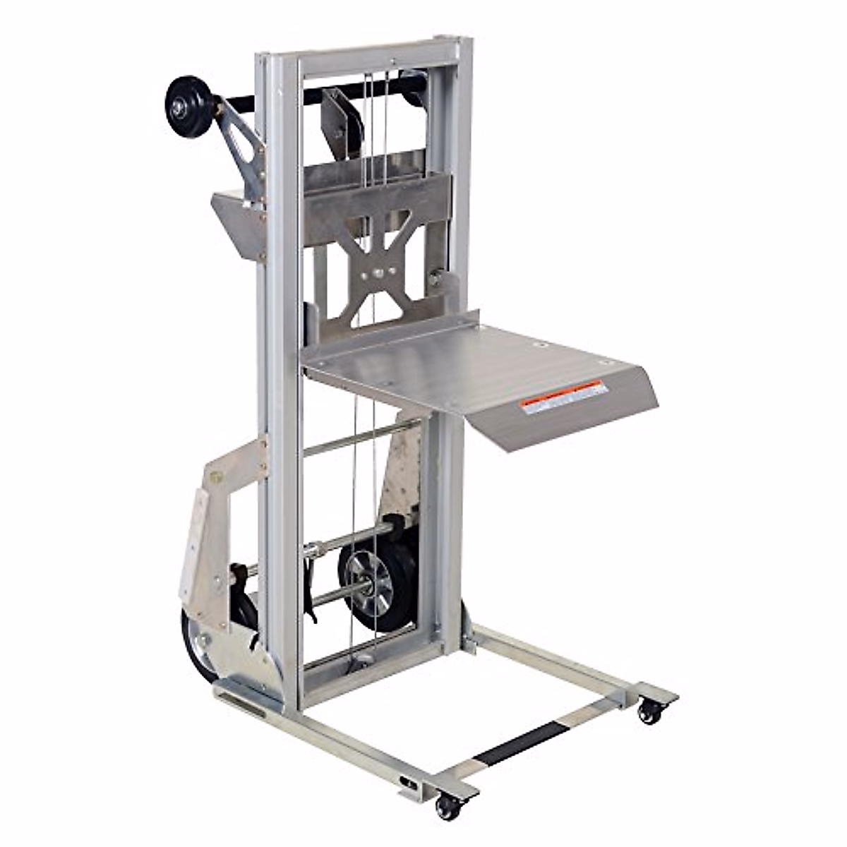 Vestil PALL-200 Aluminum Portable Load Lifter 32-7/16 in. x 12-1/8 in. x 44-15/16 in. 200 Lb. Capacity Silver