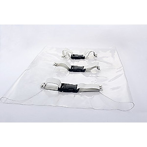 Airgoesin 2pcs Dental Chair Unit Foot Mat Cushion Pad Dustproof Toe Cover Plastic Protector Washable