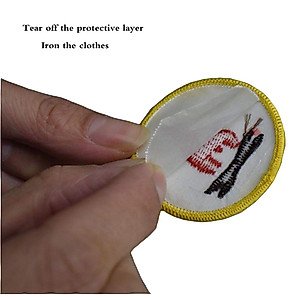 JFFCESTORE Embroidered Patch Come with Satin Sash Double Sided Sticky Fix Morale Patch Tactical Military Morale Patches Party Decorations Applique DIY Accessory (15pc Green)