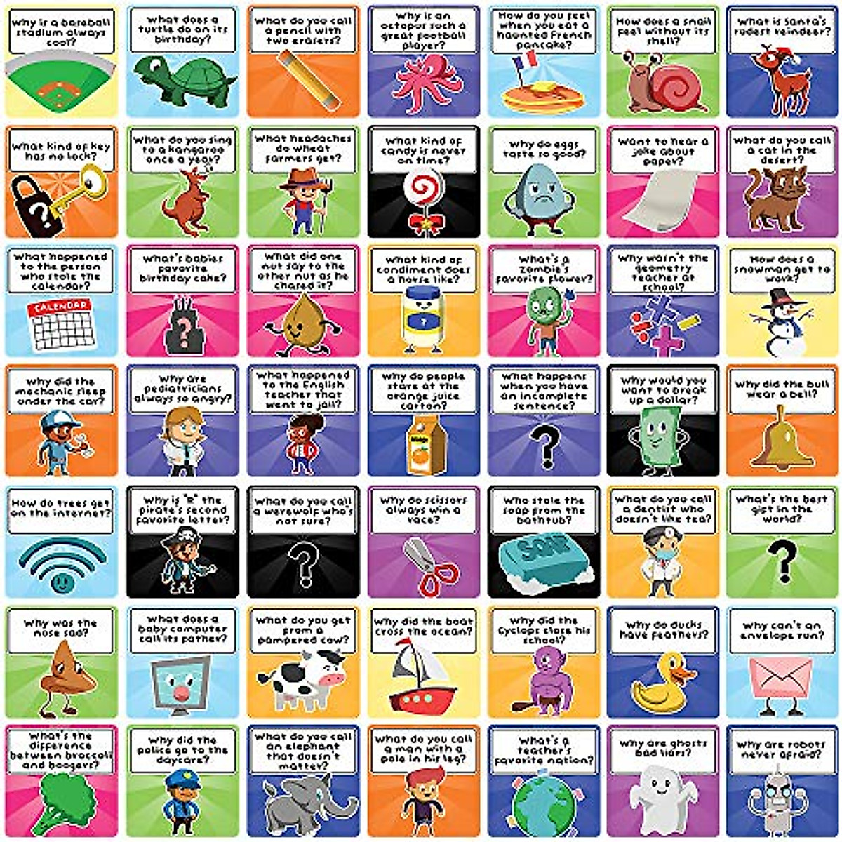 150 Joke Cards for Kids Vol.2 - Lunchbox Notes - Inspirational Motivational Cards for Children - Jokes and Puns for Boys and Girls - Great for Parties, Schools, Bake Sales, Picnics