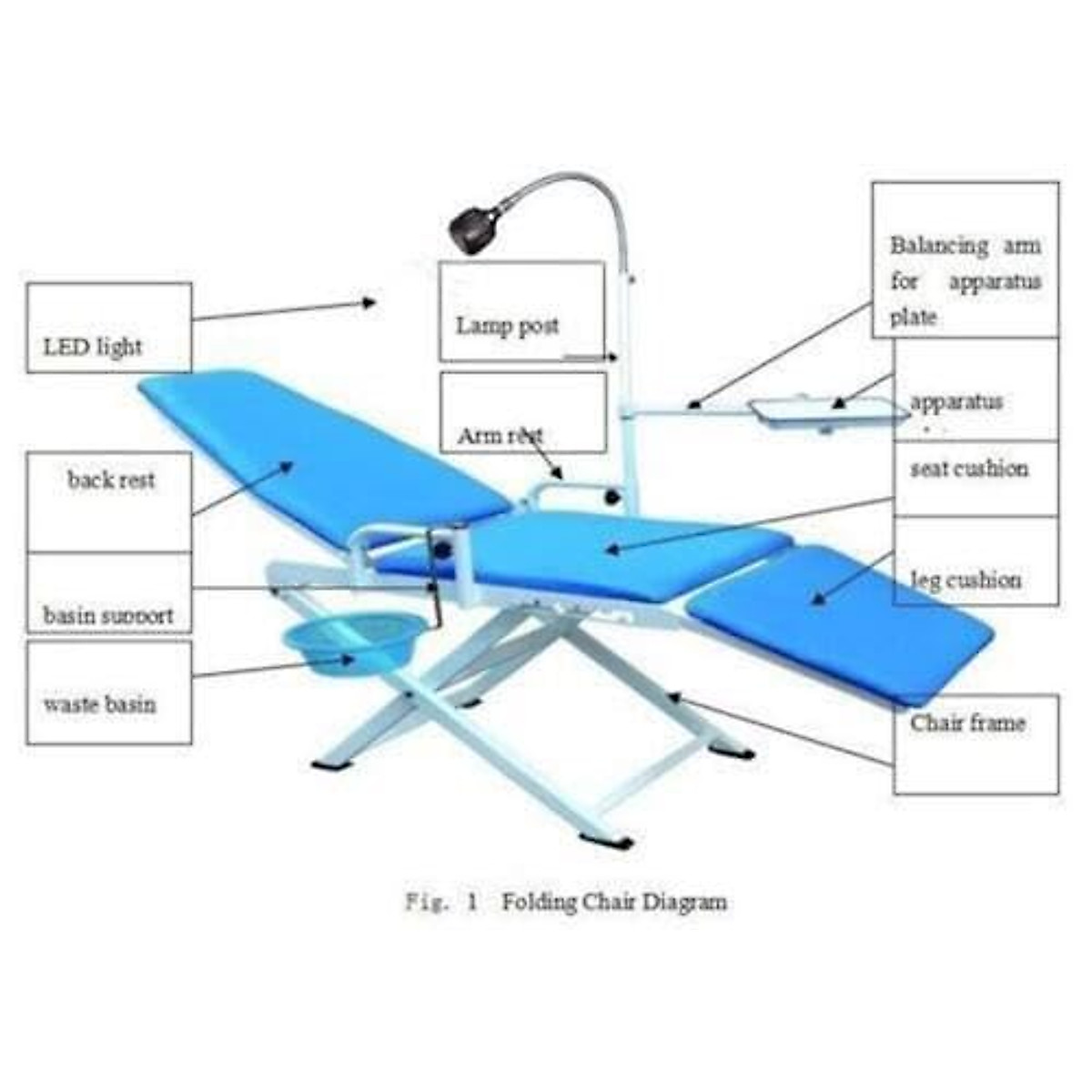 Portable Folding Tray Mobile Device 110V~240V