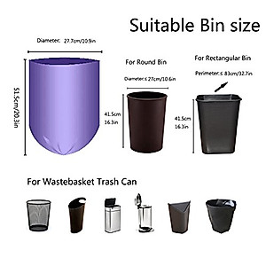 Black Trash Bag,Gereen 2 Gallon Black Trash bag Garbage Bag Trash Can Liner (2 Gallon (150 Count), Black)