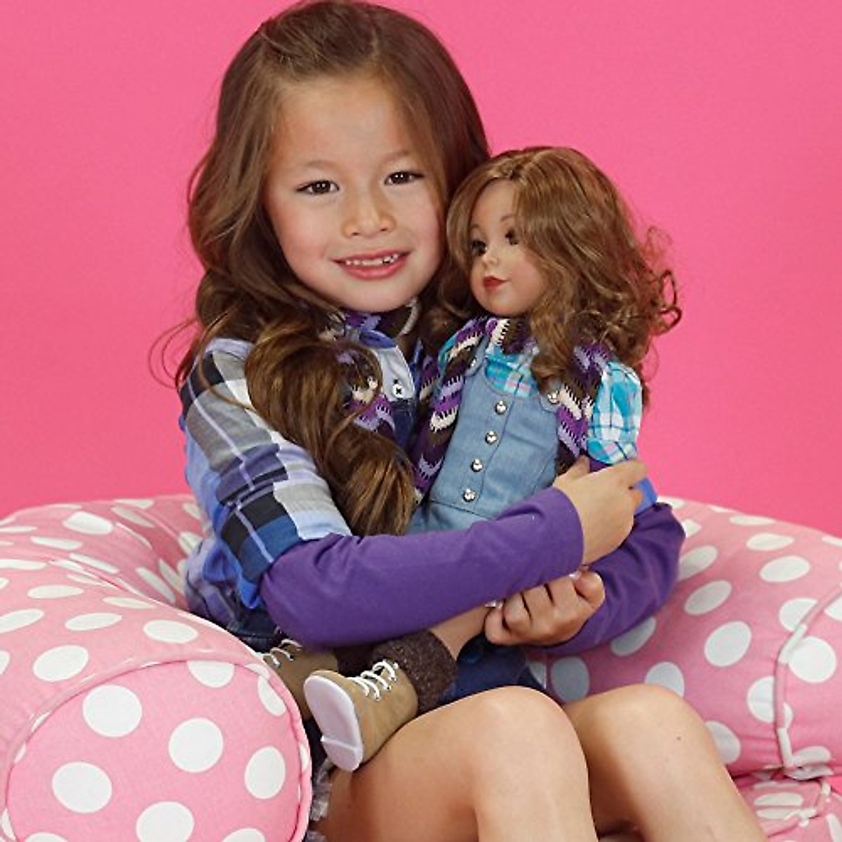 Adora Fun, Amazing Sweet Girls - Ava! 18” Amazon Exclusive Play Doll in Soft Vinyl, Perfect Dressing and Styling Outfit Changeable with Other Amazing Girl Dolls