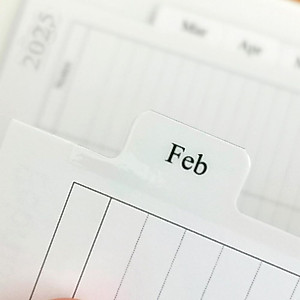 2024 Monthly Planner Refill Folio Size, 12 Months Run January 2024 to December 2024, Two Pages Per Month, 8-1/2" x 11", Size 5