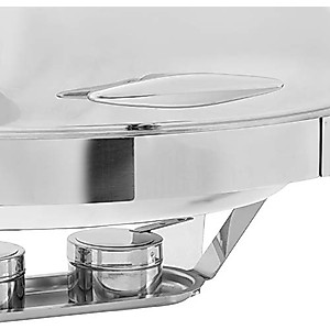 Winco Oval Roll Top Chafer, 8-Quart