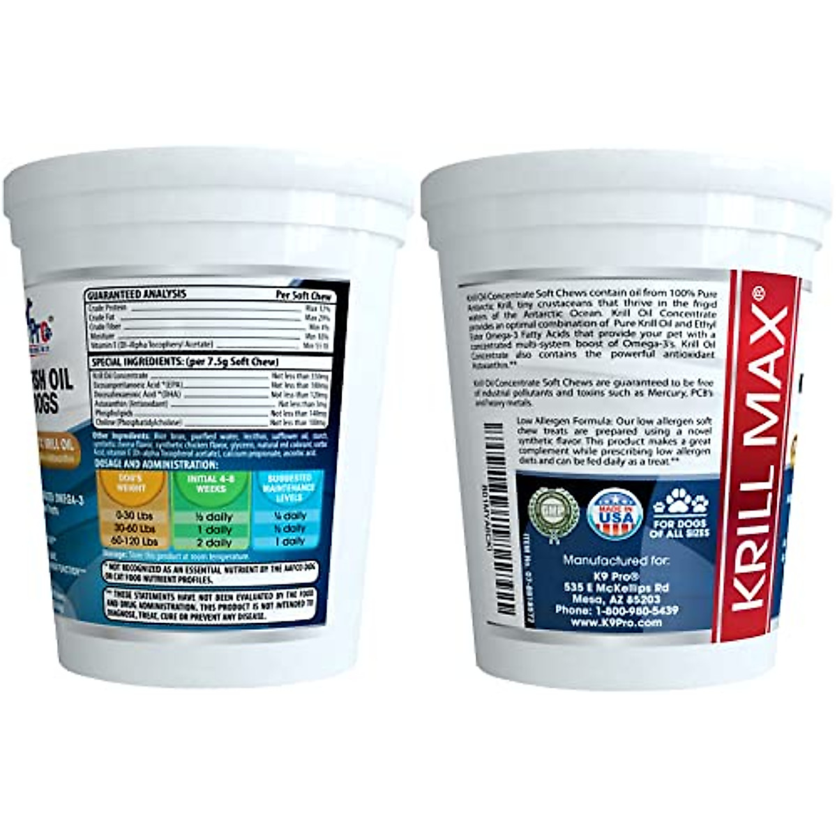 Krill Oil for Dogs Omega Bites - Fish Oil for Dogs - Dog Shedding Supplement - Deshedding Vitamins Anti Itch Omega Chews Krill Oil Dog Chews Antioxidant for Shed Control Omega 3 6 9 for Dogs