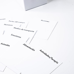 Flash Cards | Toddler Flash Cards | Flash Cards for Toddlers | Kindergarten Flash Cards - Autism Communication Cards in Spanish with pictograms to Learn Sight Words, Colors, Numbers from 3 Years Old