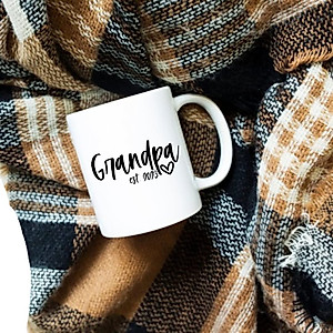 Pregnancy Announcement For Grandparents Coffee Mugs - Grandma Est 2023 Grandpa Est 2023 11 oz Mugs - Great Pregnancy Reveal Idea For Your Baby Announcement - Mug Set -Promoted to Grandma & Grandpa (2)