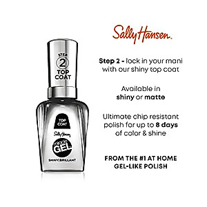 Sally Hansen Miracle Gel Friends Duo 2 pack: THE ONE WITH (LAVENDOOR & TOP COAT SHINY)