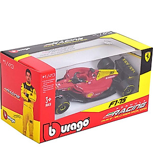 F1-75#16 Charles Leclerc Giallo Modena 2nd Place Formula One F1 Italian GP (2022) "Formula Racing Series 1/43 Diecast Model Car by Bburago 36832CLMZ