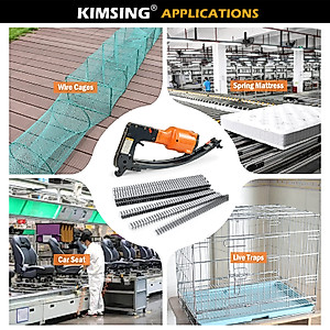 CL-72 Cold Roll Steel or Galvanized Clinch Clips, 1,120 PCS/Box, Fasteners for Harcto M66 Clinching Clipper Tool, Wire Fence Staples for Joining Cages (Cold Roll Steel)