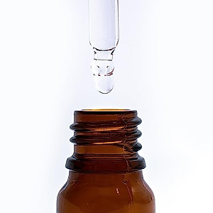 VIGOR PATH 2-Pack Amber Glass Dropper Bottles - Complete with Tapered Glass Droppers for Essential Oil or Any Liquids (2oz/60ml)