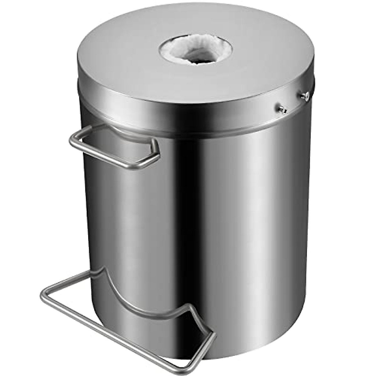 VEVOR Stainless Steel Blacksmithing Forge Propane Melting Furnace Kit, Stainless 12KG, Silver