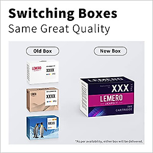 952XL LemeroUexpect Compatible Ink Cartridge Replacement for HP 952 XL Combo Pack for Officejet Pro 8710 8720 7740 8715 Printer (Black Cyan Magenta Yellow, 4-Pack)