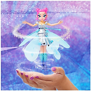 Hatchimals Pixies, Crystal Flyers Starlight Idol Magical Flying Pixie Toy Doll with Lights, Girls Gifts, Kids Toys for Girls Ages 6 and up