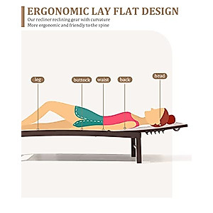 Patio Aluminum Chaise Lounge Chair, VredHom Set of 2 Outdoor Recliner Lounge Chair Sun Loungers, All Weather Chaise with 5 Adjustable Backrest and Lay Flat Positions for Garden, Balcony, Pool