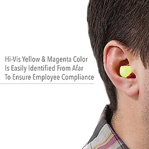Howard Leight by Honeywell Laser Lite High Visibility Disposable Foam Earplugs, 5-Pair Vending Pack (LL-5)