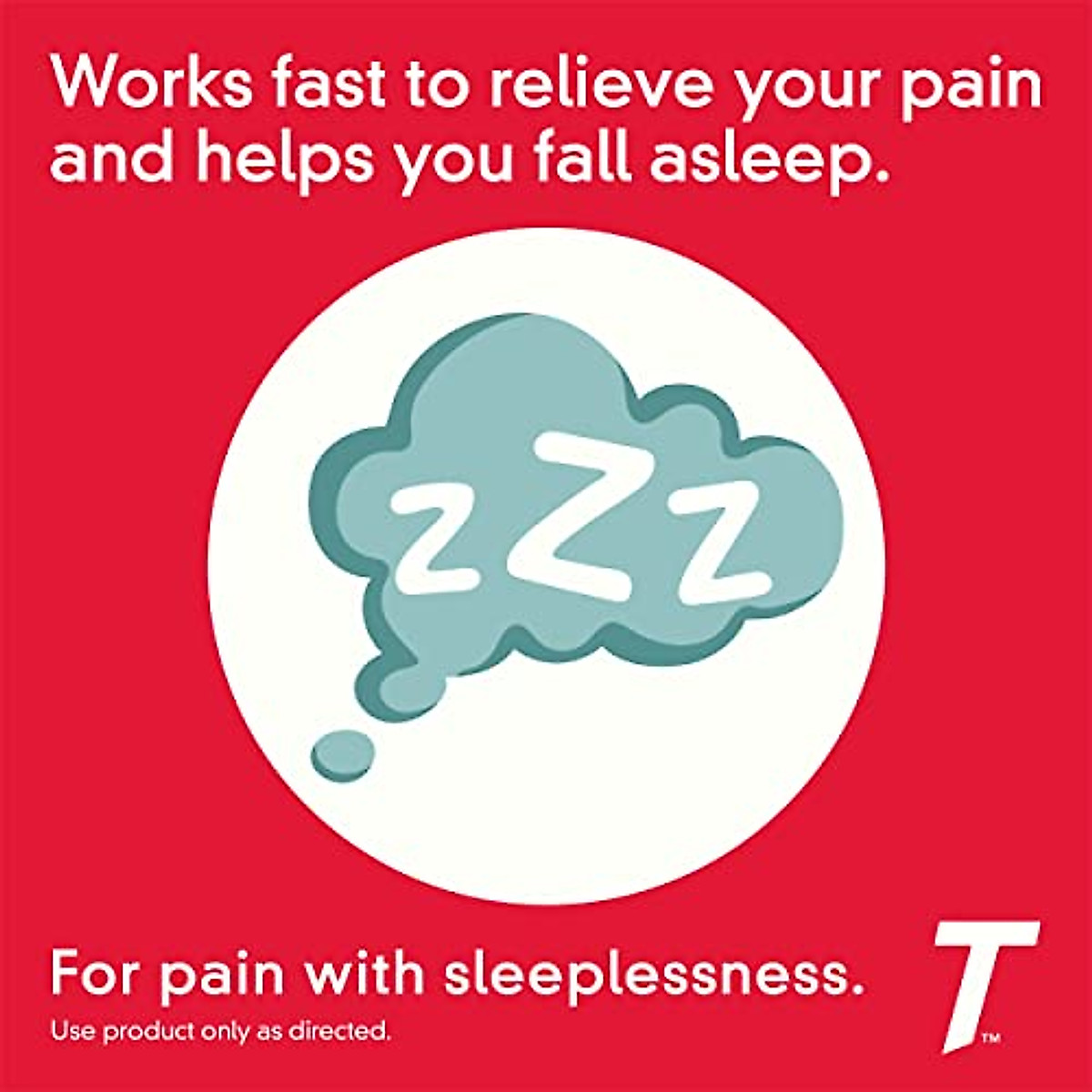 Tylenol PM Extra Strength Nighttime Pain Reliever & Sleep Aid Caplets, 500 mg Acetaminophen & 25 mg Diphenhydramine HCl, Relief for Nighttime Aches & Pains, Non-Habit Forming, 150 ct