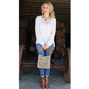 American Glory Unisex Vintage Look Canvas Sure Shot Crossbody Handbag