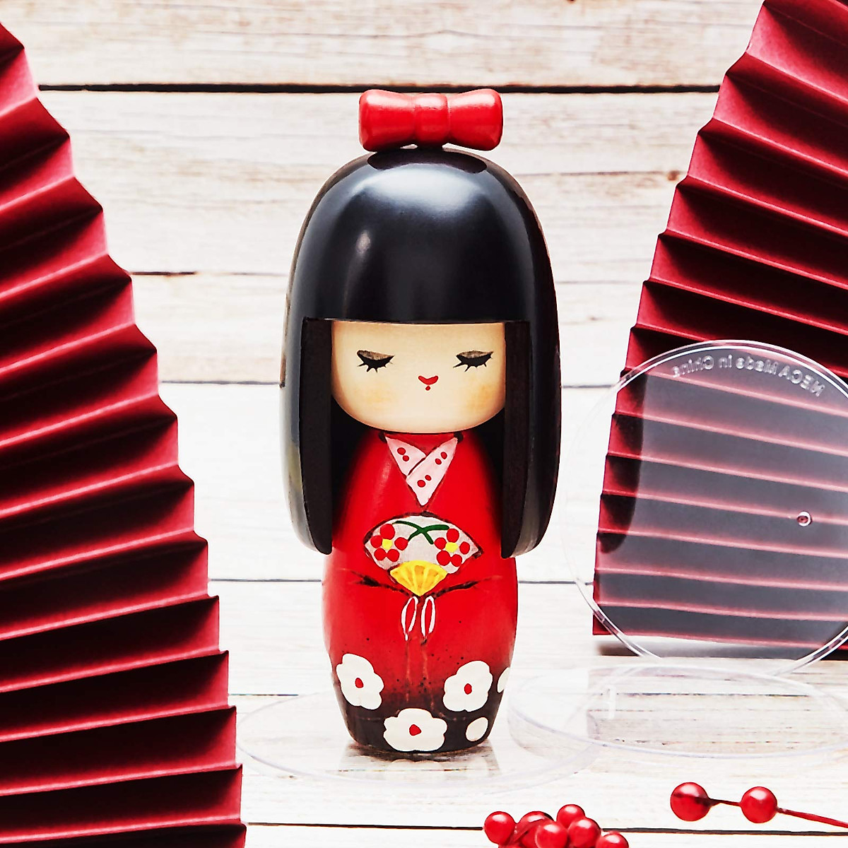 Outus 10 Pieces Plastic Action Figure Display Stands Round Figure Stand Miniature Bases for 6 - 8 Inches Figures (White)