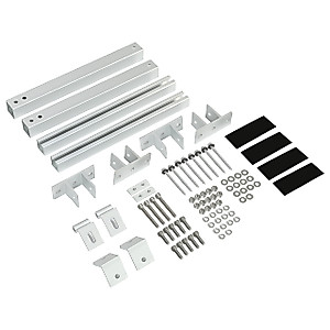 HECASA Solar Panel Mount Bracket Adjustable Compatible with Roof RV Boat Any Flat Surface Solar Panel Tilt Mount for On-Grid / Off-Grid Systems