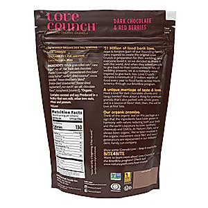 Love Crunch Organic Dark Chocolate and Red Berries Granola, 11.5 Ounce, Non-GMO, Fair Trade, by Nature's Path
