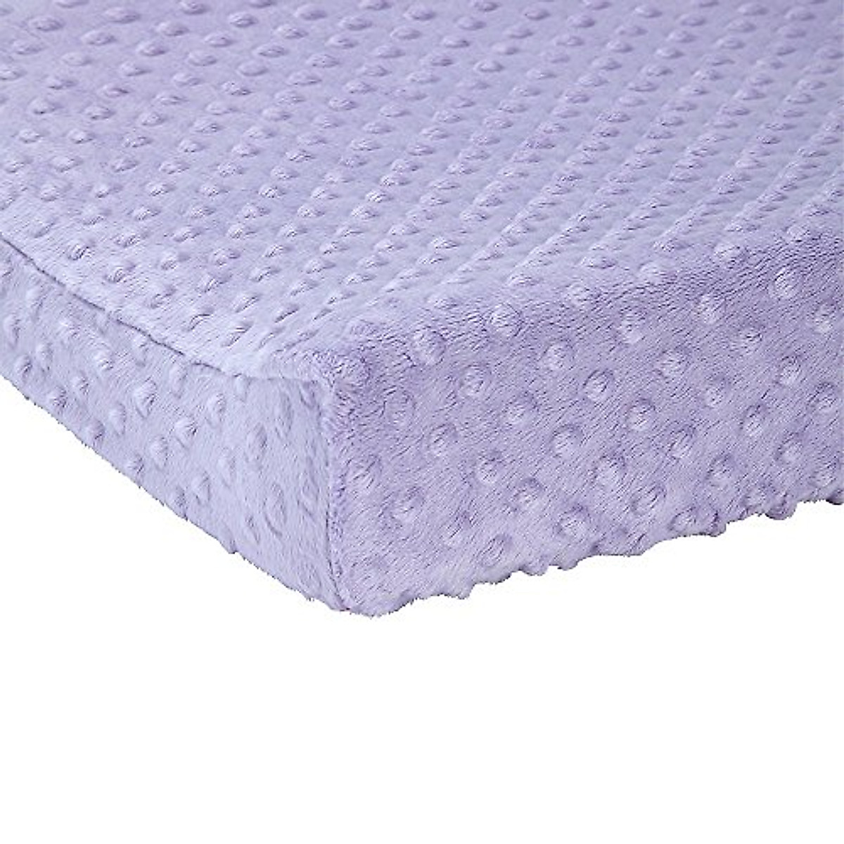 Carter's Changing Pad Cover Plush Velboa Bubble Dot - Orchid