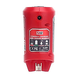 Lasica M12 Battery Charger and Portable Power Source Adapter 48-59-1201, 49-24-2310 Compatible with Milwaukee M12 12V Heated Jacket Battery (M12 USB Charger Adapter-ONLY)