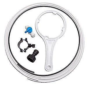 GROWONIX GX1000-KDF 1000 Gallon Per Day Reverse Osmosis System Ultra High Flow Rate Water Purification Filter for Hydroponics Gardening Growing Drinking H20 Coffee Point of use On Demand Purifier