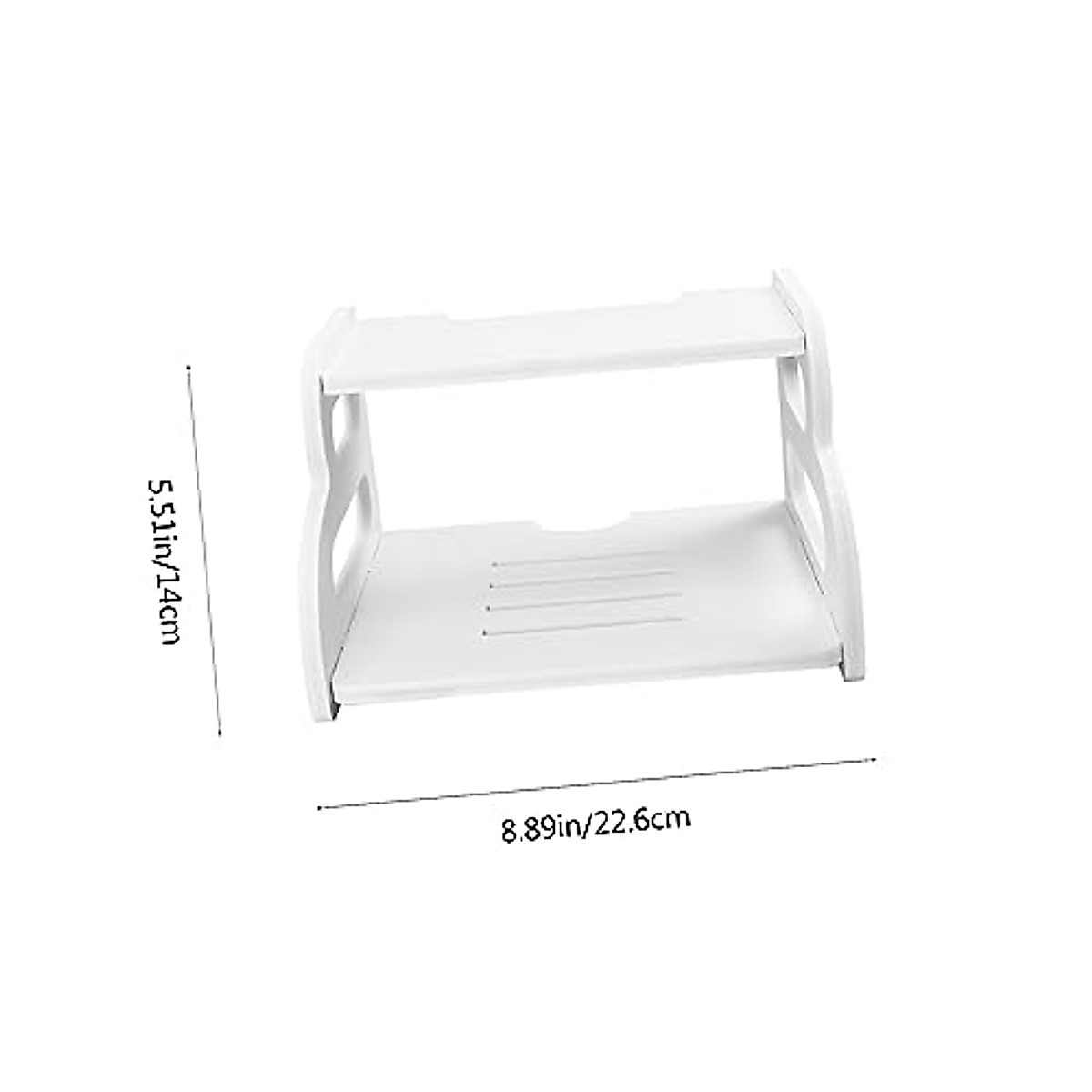 SOESFOUFU 1pc Router Rack Floating Wall Mounted Shelf Storage Shelves for Kitchen Storage Rack Monitor Wall Mounting Brackets Household Router Holder Home Storage Holder White Foam Board