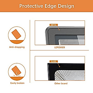 LEPOWER 50W LED Flood Light, 5000lm Work Light with Plug, Equiv 250W Halogen, 6000K White Light, IP66 Waterproof Outdoor Floodlight for Garage, Garden, Lawn, Basketball Court, Playground 2 Pack