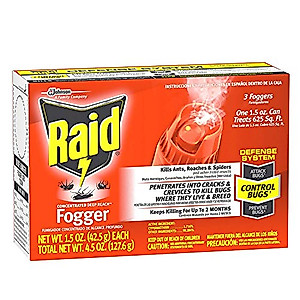 Raid Concentrated Deep Reach Fogger (Pack - 3)