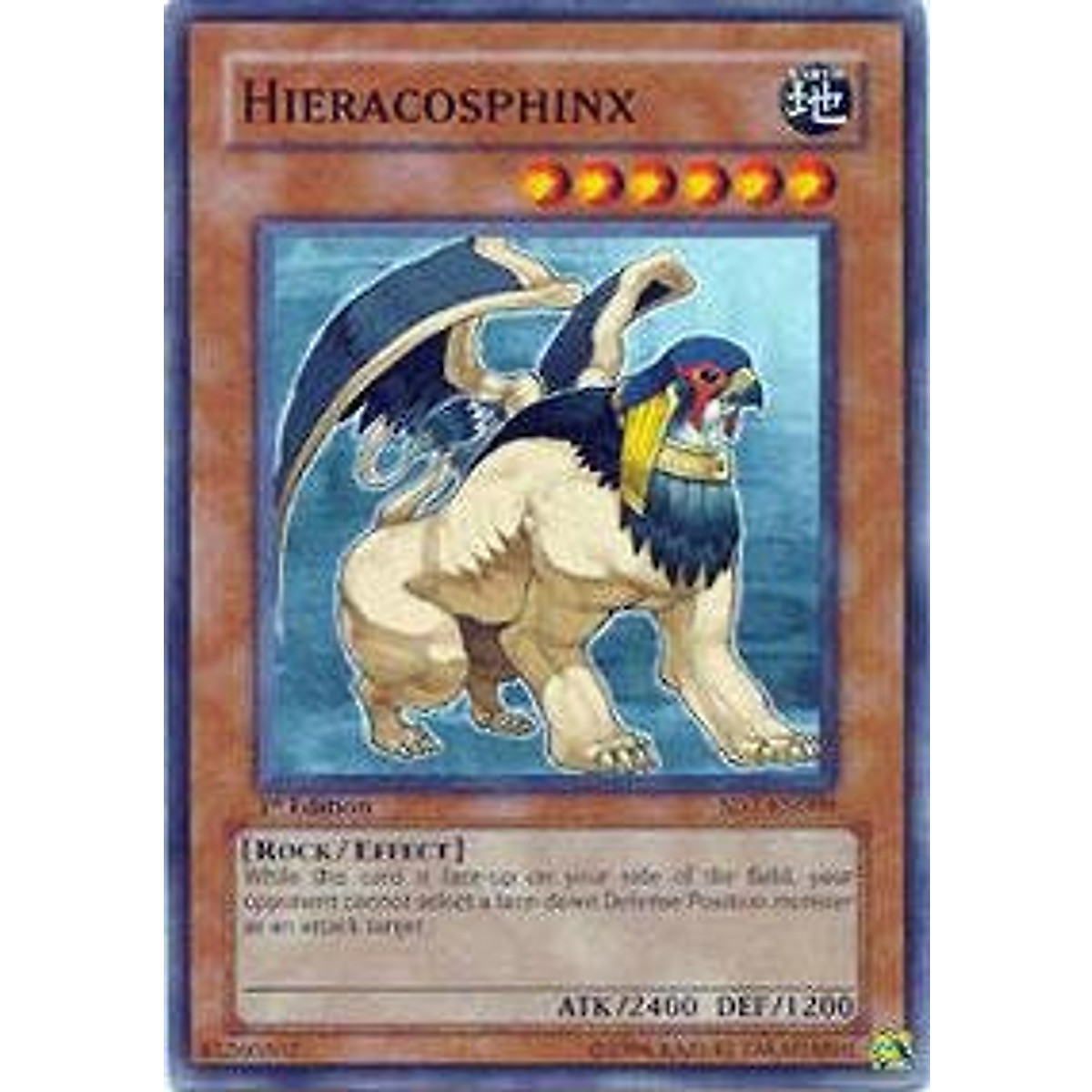 Yu-Gi-Oh! - Hieracosphinx (SD7-EN009) - Structure Deck 7: Invincible Fortress - 1st Edition - Common