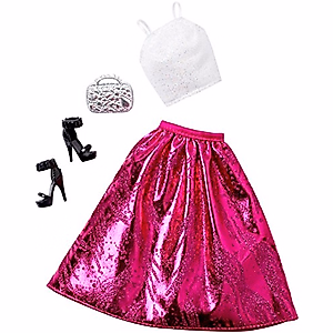Barbie Pink Gown Complete Look Fashion Pack