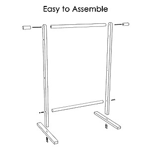 VOGUSLAND Dress up Rack, Child Garment Rack, Kids Clothing Rack for Small Space(29.5" W x 17.5" D x 38.5" H)