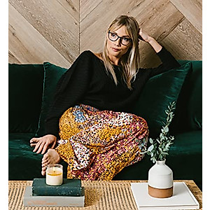 peepers by peeperspecs womens Bengal Blue Light Blocking Reading Glasses, Navy Tortoise, 54.9 US