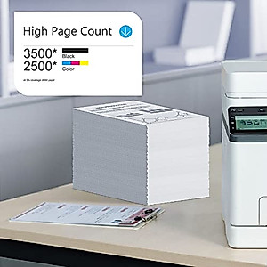 Phaser 6180 Standard Capacity Toner (4 Pack, 1BK/1C/1M/1Y) - UOTY Compatible 113R00722 113R00719 113R00720 113R00721 Toner Replacement for Xerox Phaser 6180MFP-D 6180N 6180 6180DN 6180MFP-N Printer