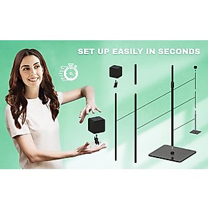 Skywin VR Stand Compatible with HTC Vive & Index Base Station - Tempered Glass HTC Vive Stand for Vive and Rift Constellation Sensors