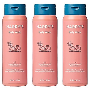 Harry's Men's Body Wash Shower Gel - Fig 16 Fl Oz (Pack of 3)
