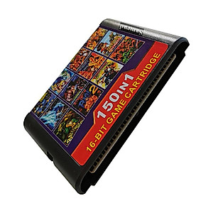 Samrad Super Card 150 in 1 Multi Cartridge for Sega Genesis Mega Drive 16 Bit Game Console